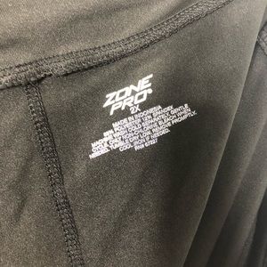 Zone Pro | Pants & Jumpsuits | Black Moisture Wicking Active Workout ...